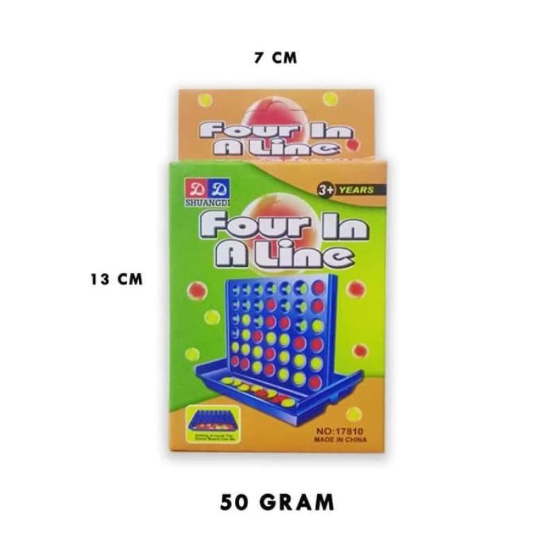 Jual Four In A Line Connect 4 In A Line Board Game Kids Children Fun di ...