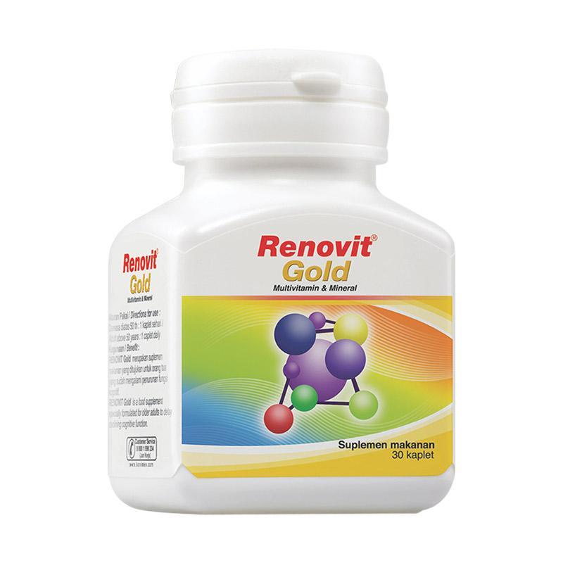 Promo Renovit Gold Multivitamin & Mineral [30 Kaplet] Diskon 66% di ...
