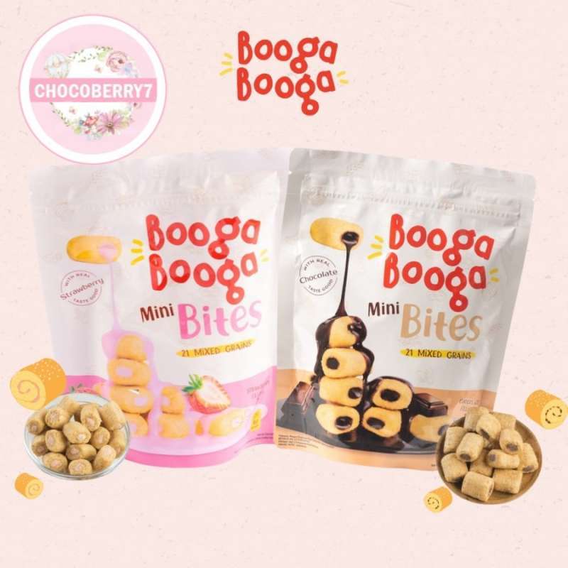 Jual Booga Booga Mini Bites - Chocolate Flavour 80gr Di Seller ...