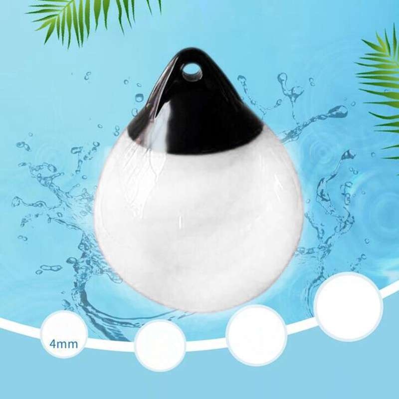 15 Inch Boat Bumper Balls 2-Pack 15" Round Boat Fenders - Inflatable ...