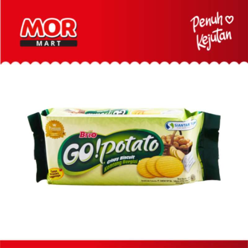 Jual BRIO Biskuit Kentang Go Potato Original Potato Biskuit 60 gr di ...