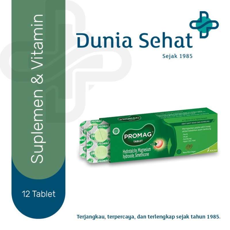 Jual Promag 10 Tablet di Seller Apotek Dunia Sehat Official Store ...