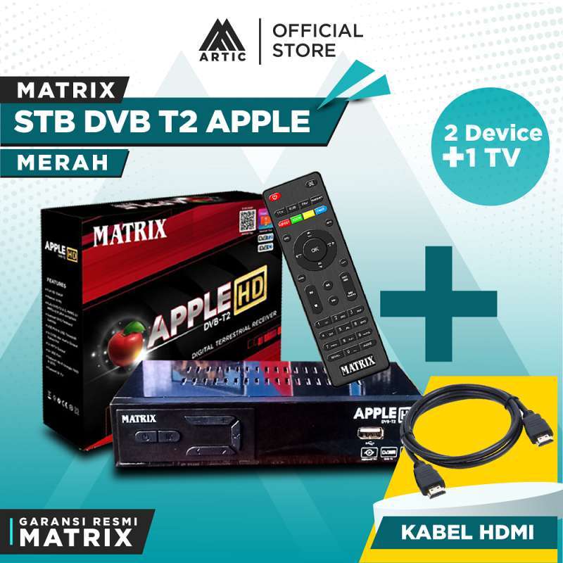 Jual Set Top Box Matrix Apple Dvbt-2 Stb Antena Converter Tv Tabung ...