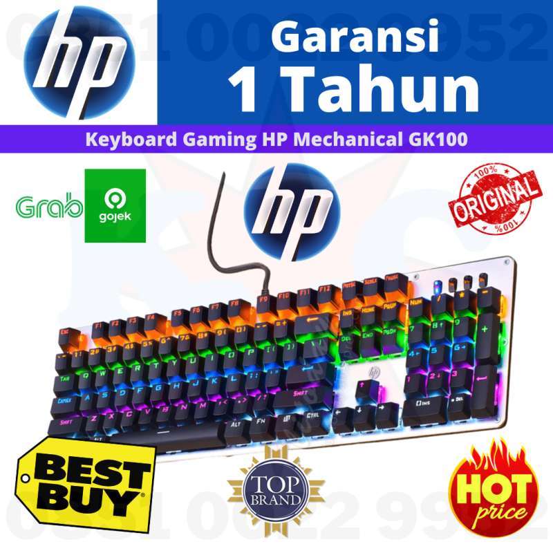 Promo Keyboard Gaming HP Mechanical GK100 Diskon 16% di Seller Karya ...