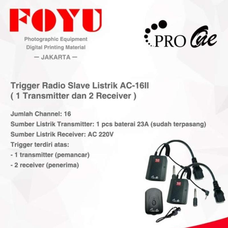 Promo Trigger Radio Slave Listrik Ac-16Ii ( 2 Receiver Dan 1 ...