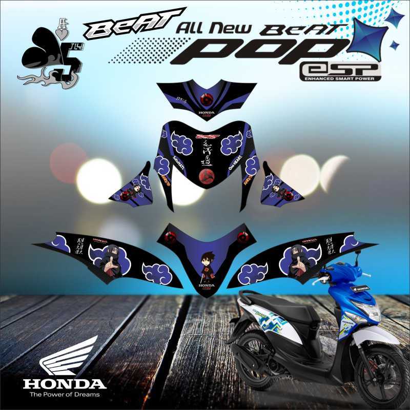 Jual STICKER DECAL HONDA BEAT POP FULL BODY UCHIHA ITACHI di Seller ...