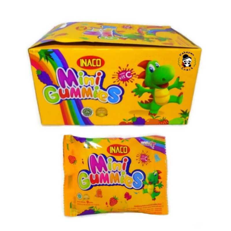 Jual Inaco mini Gummies Box ( isi 10 sachet) gummy cemilan enak dan ...