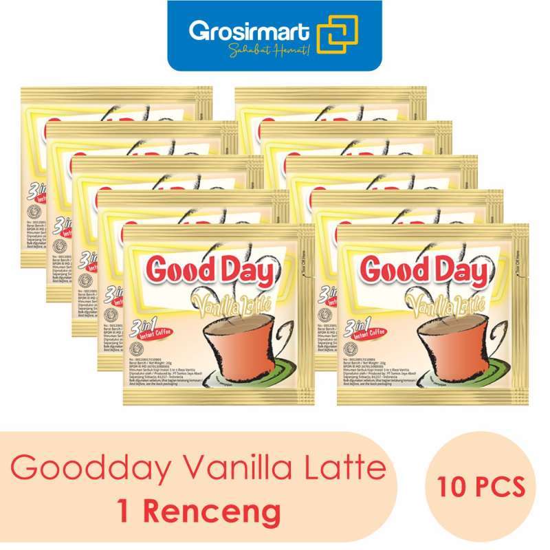 Jual kopi good day vanilla latte | 1 renceng (10 pcs) di Seller ...