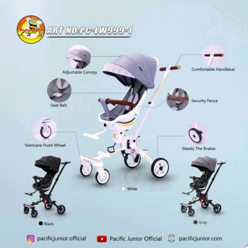 Promo Magic Stroller Pacific LW 999-1 Diskon 2% di Seller Kereta Retha ...
