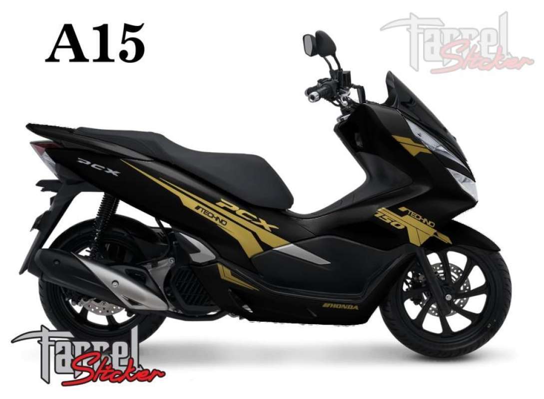 Jual stiker pcx sticker stripping pcx hitam a di Seller Farrel Sticker ...