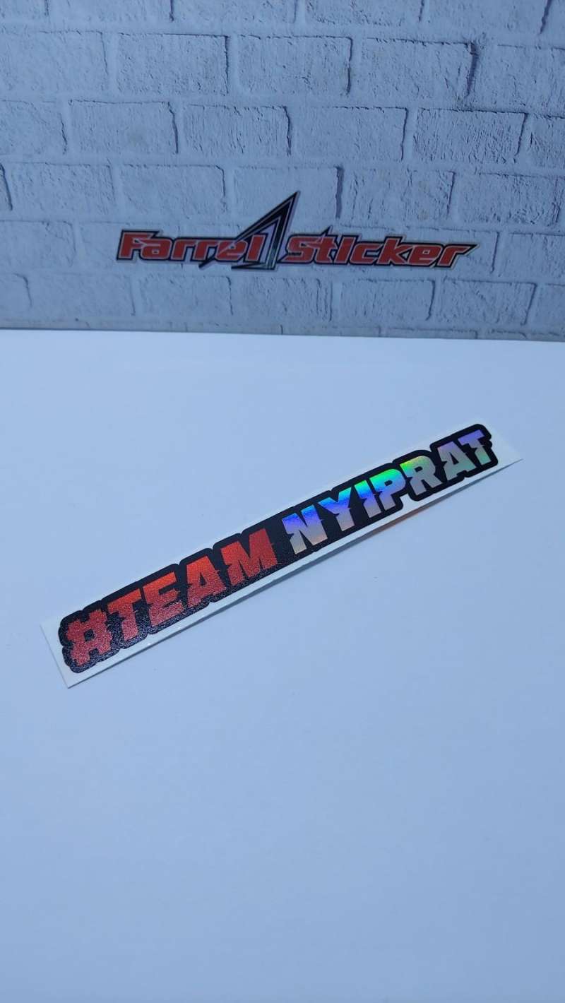 Jual stiker teamnyiprat StickerTEAM NYIPRAT di Seller Farrel Sticker ... Jual stiker teamnyiprat StickerTEAM NYIPRAT di Seller Farrel Sticker ...