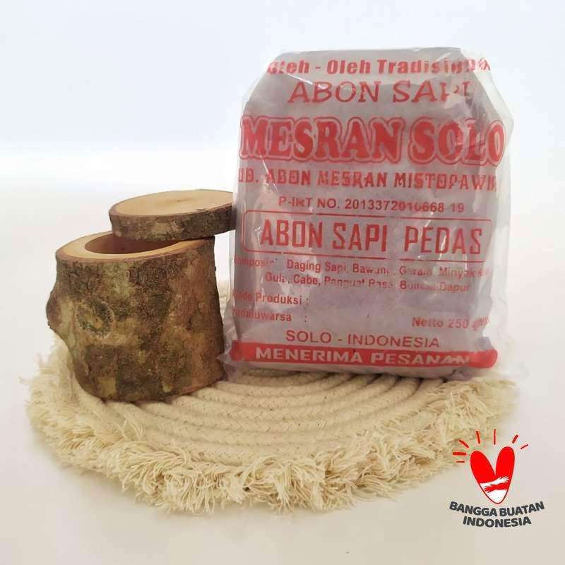 Jual Mesran Solo Abon Sapi Rasa Pedas 250gr di Seller Mblstore - Wijaya ...