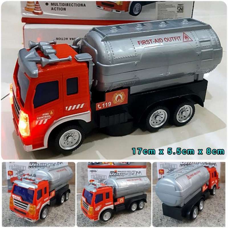 Jual Mainan Truk Tanki Jalan Bump Go - Truck Mobil Tangki Batre ...