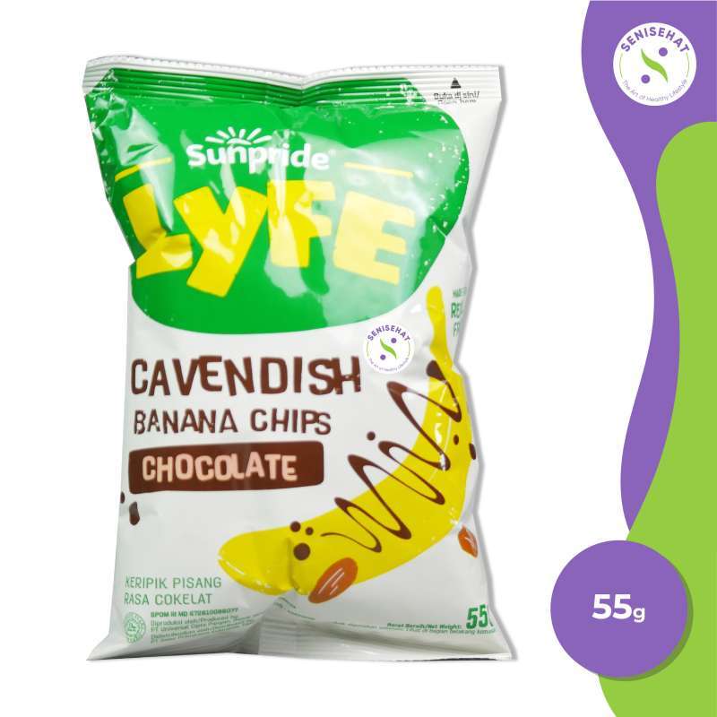 Jual Sunpride Lyfe Beef Cokelat 55 gr/Keripik Pisang Cokelat/SeniSehat ...
