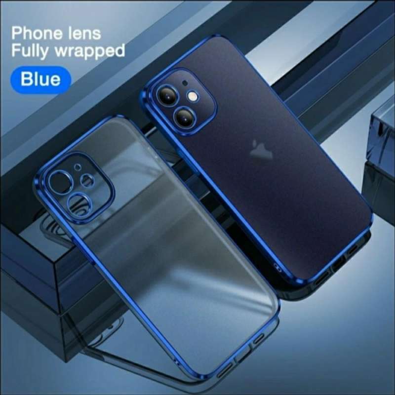Jual Cafele Plating Frosted Case + Tempered Glass iPhone 12 Mini 12 Pro ...