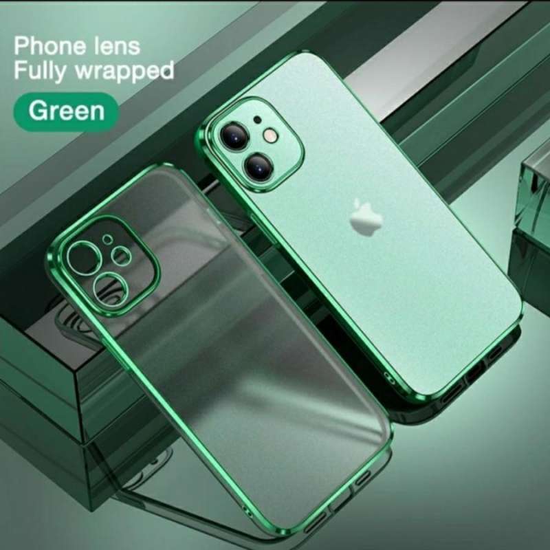 Jual Cafele Plating Frosted Case + Tempered Glass iPhone 12 Mini 12 Pro ...