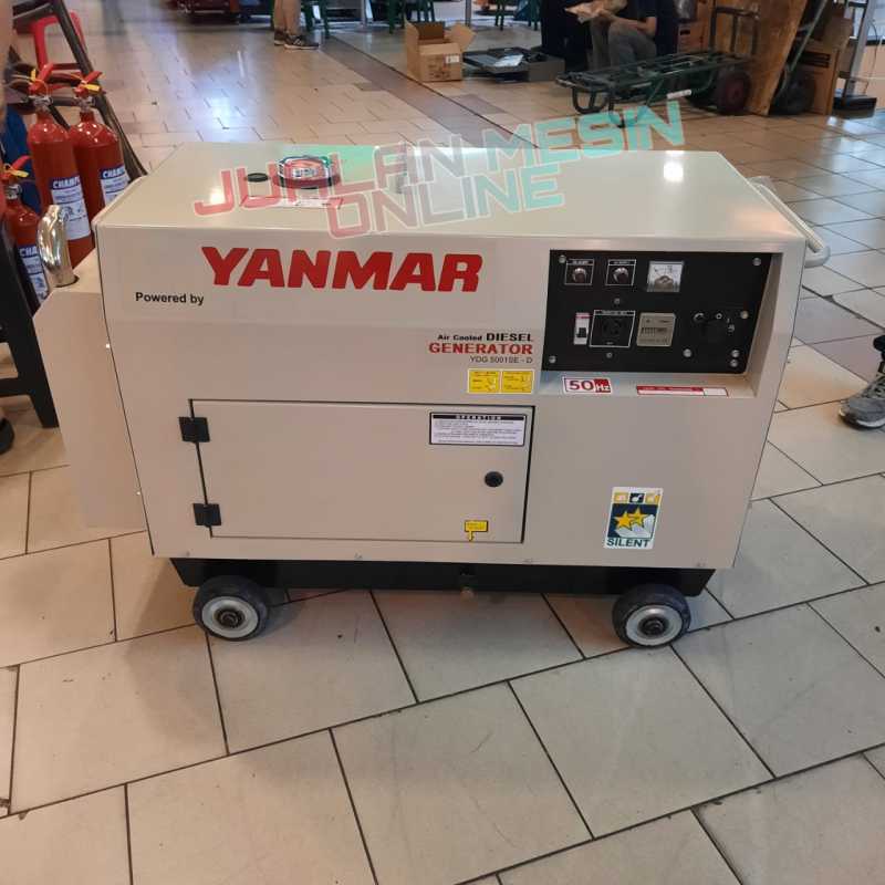 Jual Genset Silent Diesel 5 Kva Yanmar Ydg5001se Di Seller Jualan Mesin ...