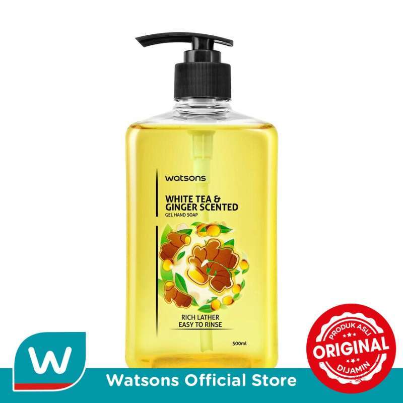 Jual Watsons Hand Soap Ginger & White Tea Gel 500Ml di Seller WATSONS ...
