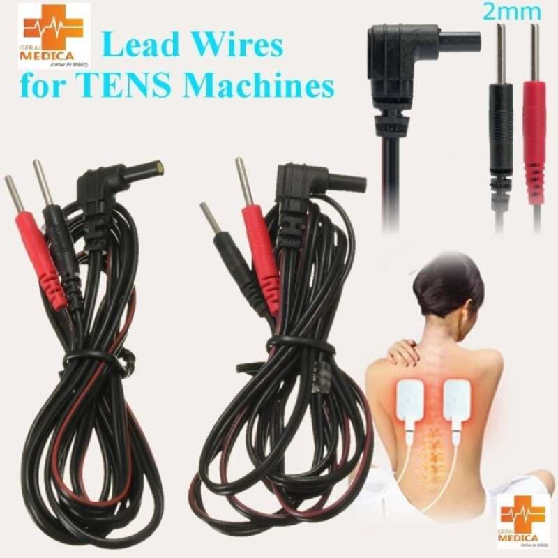 Promo Kabel EMS / TENS Electrode Lead Wire 2mm for EMS / TENS Diskon 34 ...