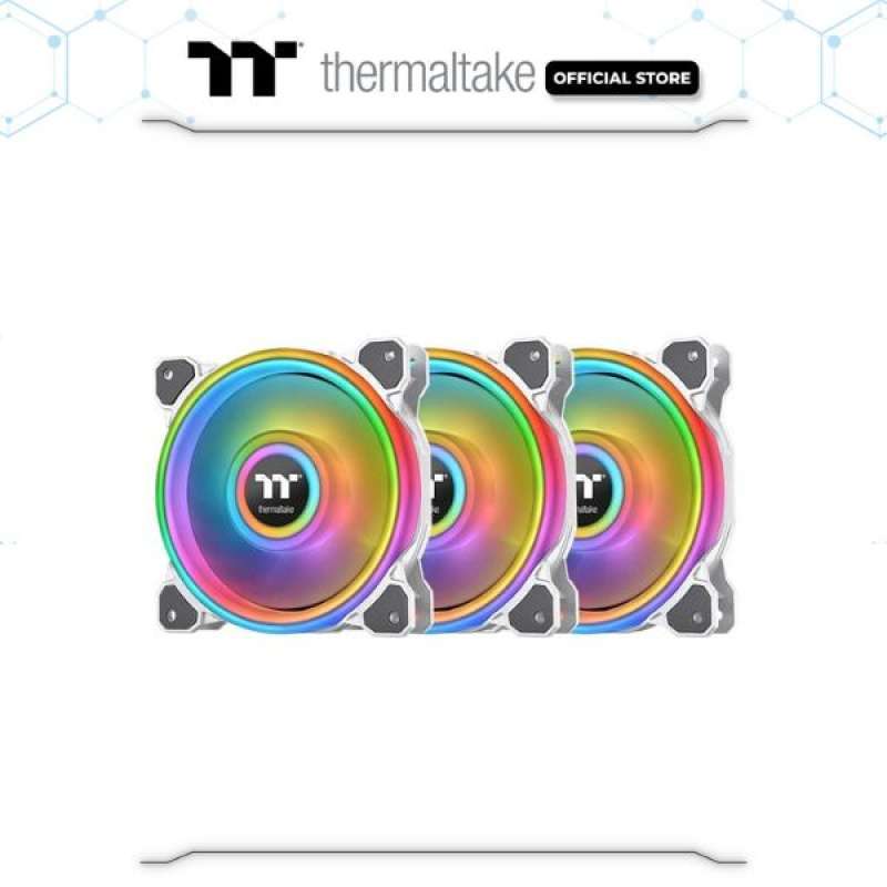 Jual Fan Thermaltake Riing Quad 14 RGB Snow Radiator Premium Edition 3 ...