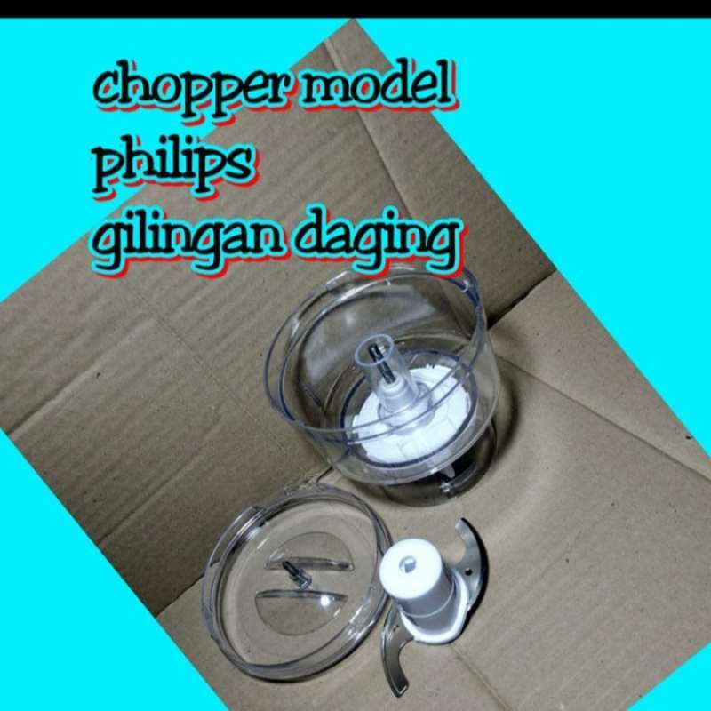 Jual Chopper Daging / Meat Chopper Blender Philips Untuk Penggiling ...