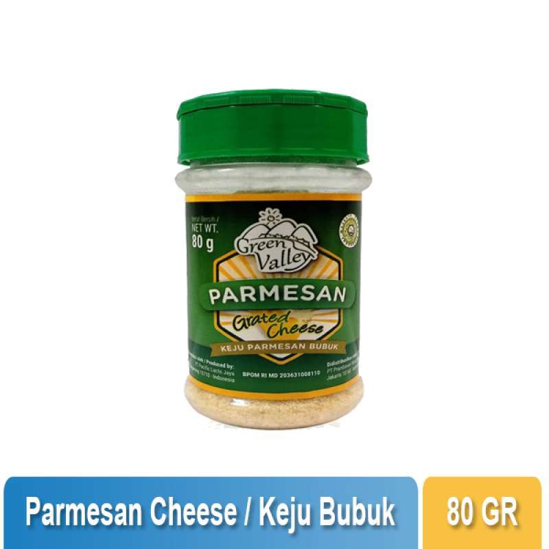 Promo GREEN VALLEY - Grated Parmesan Cheese 80 gr / Keju Parmesan 80 gr ...