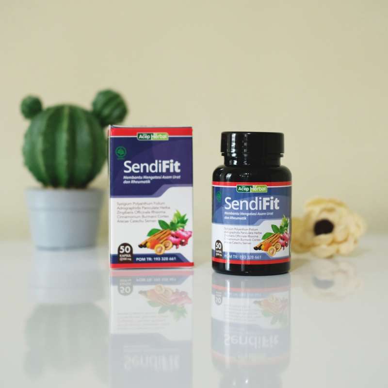 Promo SendiFit Sendi Fit 50 Kapsul Herbal Asli 100% Original BPOM ...