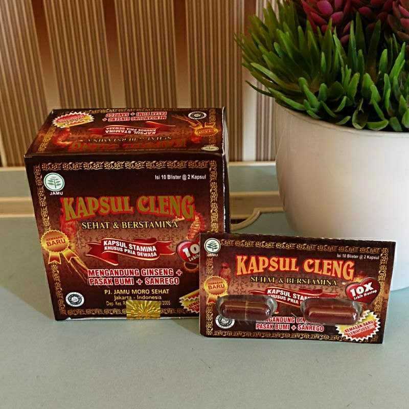 Jual Jamu Kuat Herbal Kapsul Cleng Original Obat Kuat Stamina Pria Perkasa Tahan Lama (1sachet ...