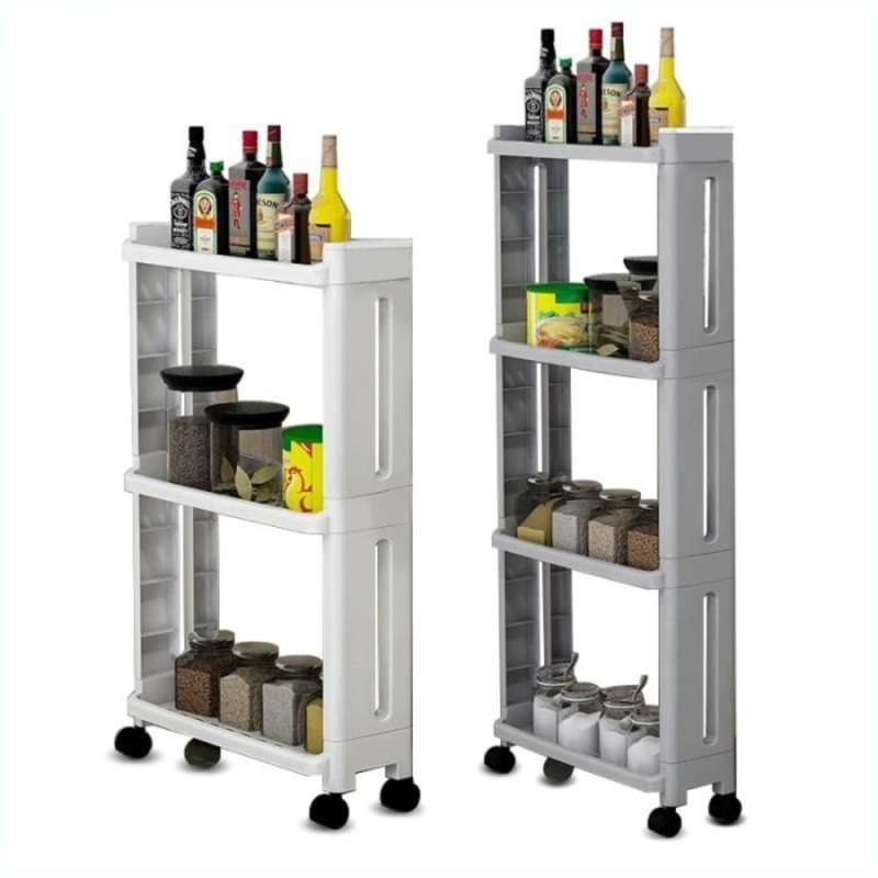 Jual Rak Penyimpanan Makanan Bumbu Dapur Barang Lemari Rack Lipat ...