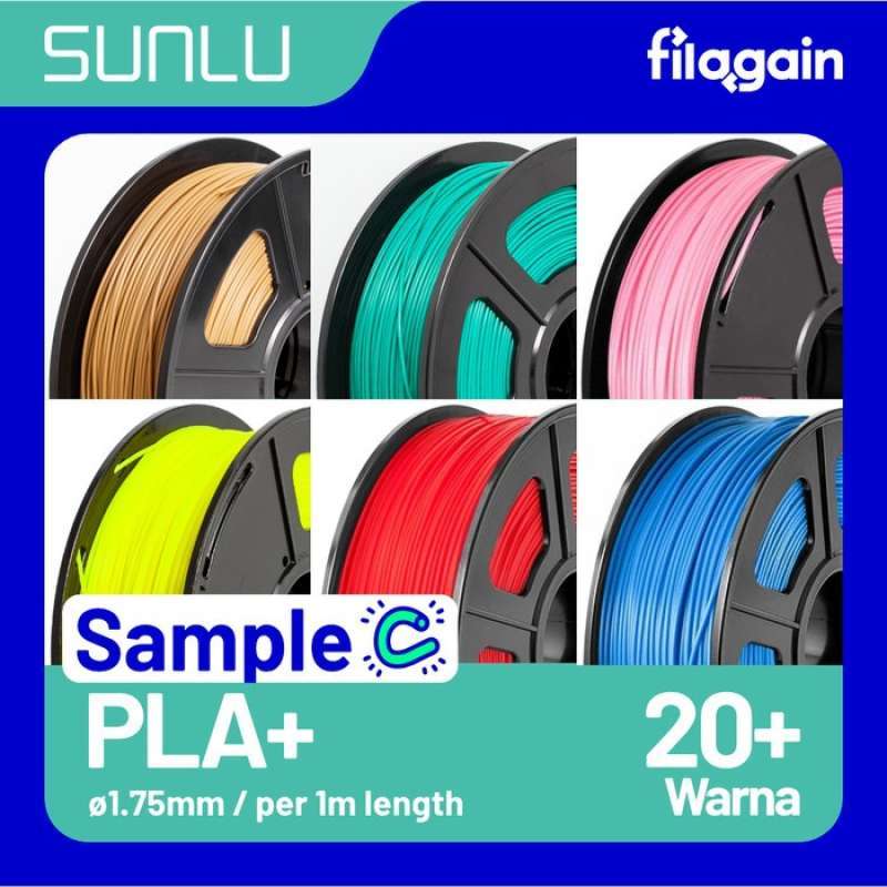 Jual Sunlu Sample - Pla+ / Pla Plus Pro / ⌀1.75mm / Per 1m / 3d ...