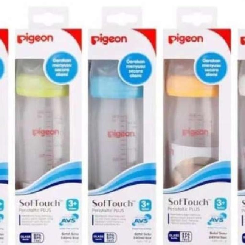 Jual Pigeon Bottle Wide Neck Botol Susu 240 Ml Peristaltic Plus Dengan Box Di Seller Maiaa Shop ...