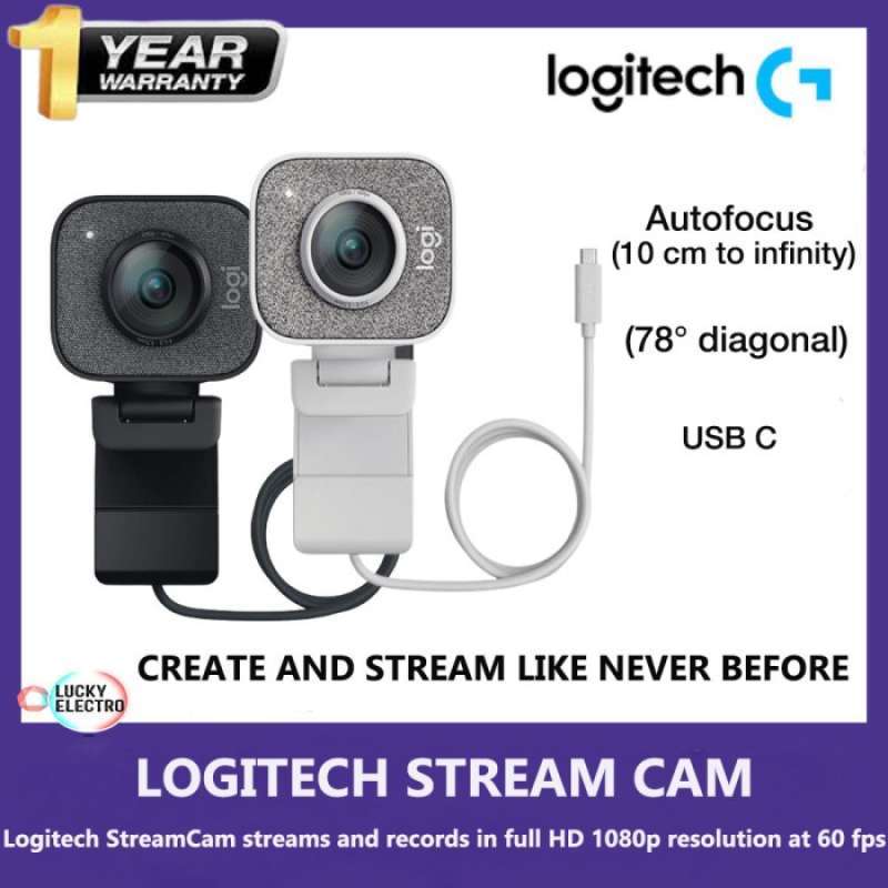 Promo Logitech Streamcam Stream Cam Full Hd Usb-C Webcam Diskon 10% di ...
