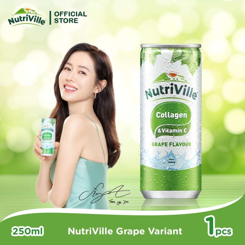 Jual NutriVille Collagen Drink Grape Flavour 250ml di Seller Nutriville Official Store - Grogol ...