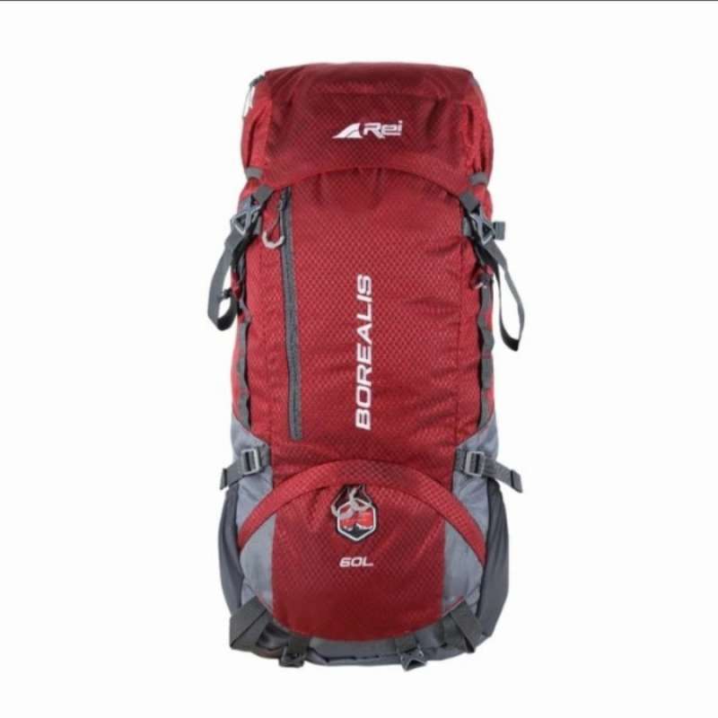 Promo Tas Keril Rei Borealis 60L Tas Carier Arei Tas Gunung Hiking ...