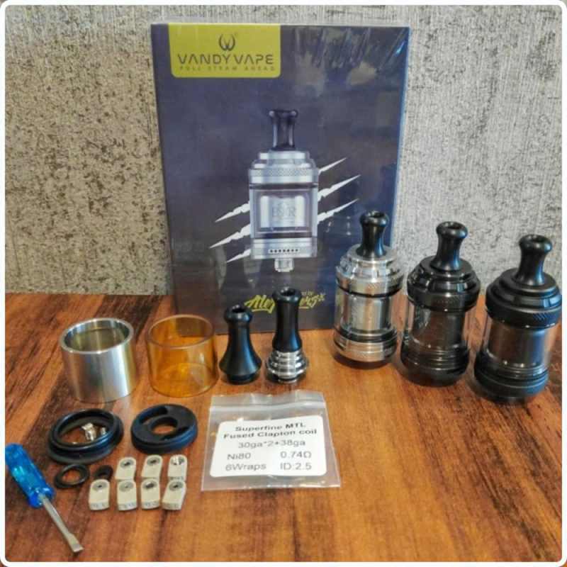 Jual Authentic Berserker Mini V2 Mtl Rta 22Mm By Vandy Vape X Alex Vapers Kode 298 di Seller ...