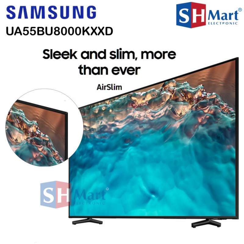 Jual Smart Tv Samsung 55 Inch Crystal Uhd 4k Ua55bu8000kxxd 55bu8000 New 2022 Garansi Resmi ...