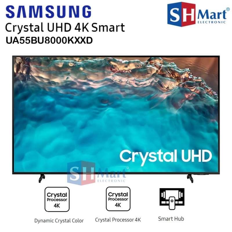 Jual Smart Tv Samsung 55 Inch Crystal Uhd 4k Ua55bu8000kxxd 55bu8000 New 2022 Garansi Resmi ...