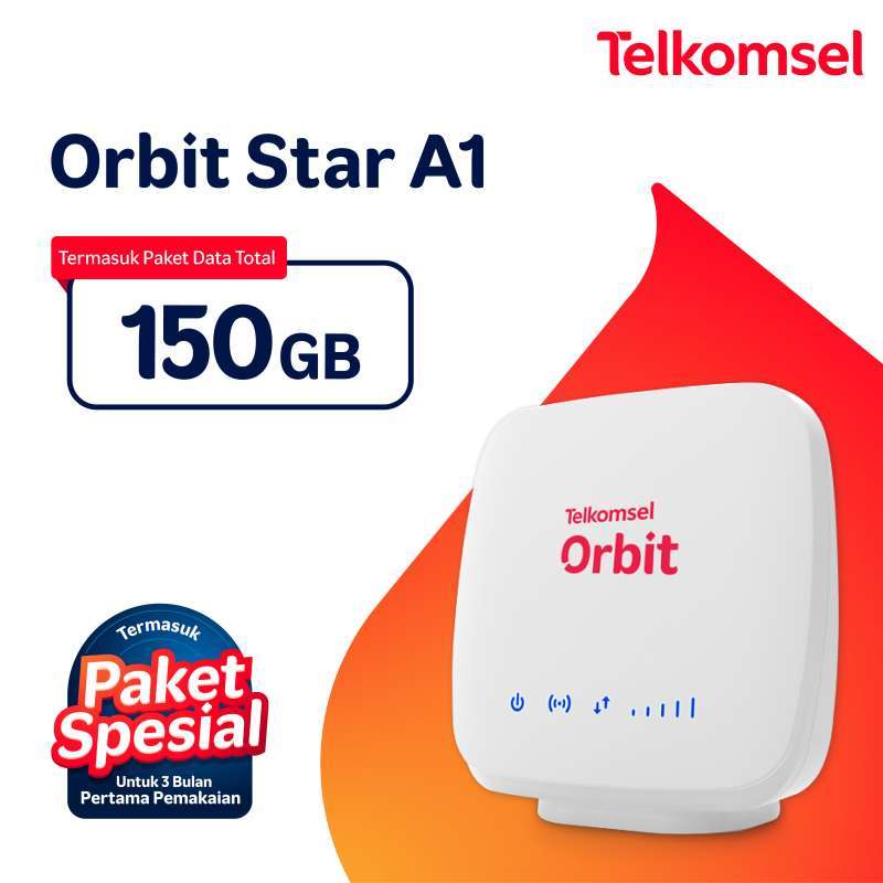 Promo Telkomsel Orbit Star A1 Modem 4G WiFi High Speed Bonus Data Diskon 19% di Seller Telkomsel ...