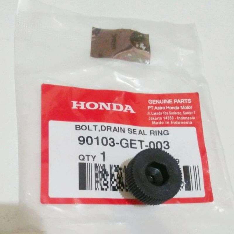 Jual Bolt Drain Seal Ring Baut Tap Air Radiator Pembuangan Bawah PCX ...