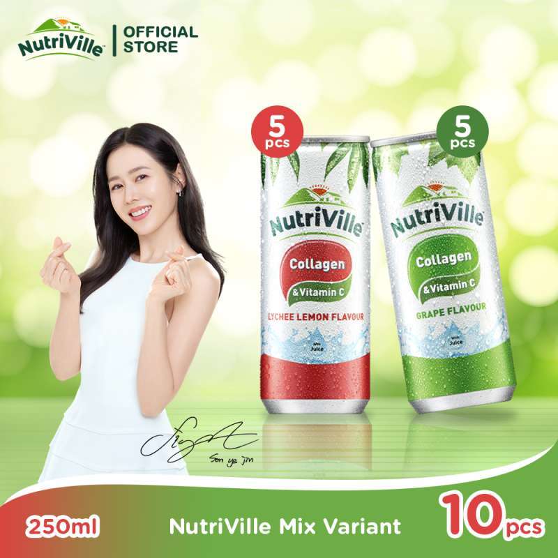 Jual NutriVille Collagen Drink Mix Variant 250ml - 10 Pcs di Seller ...