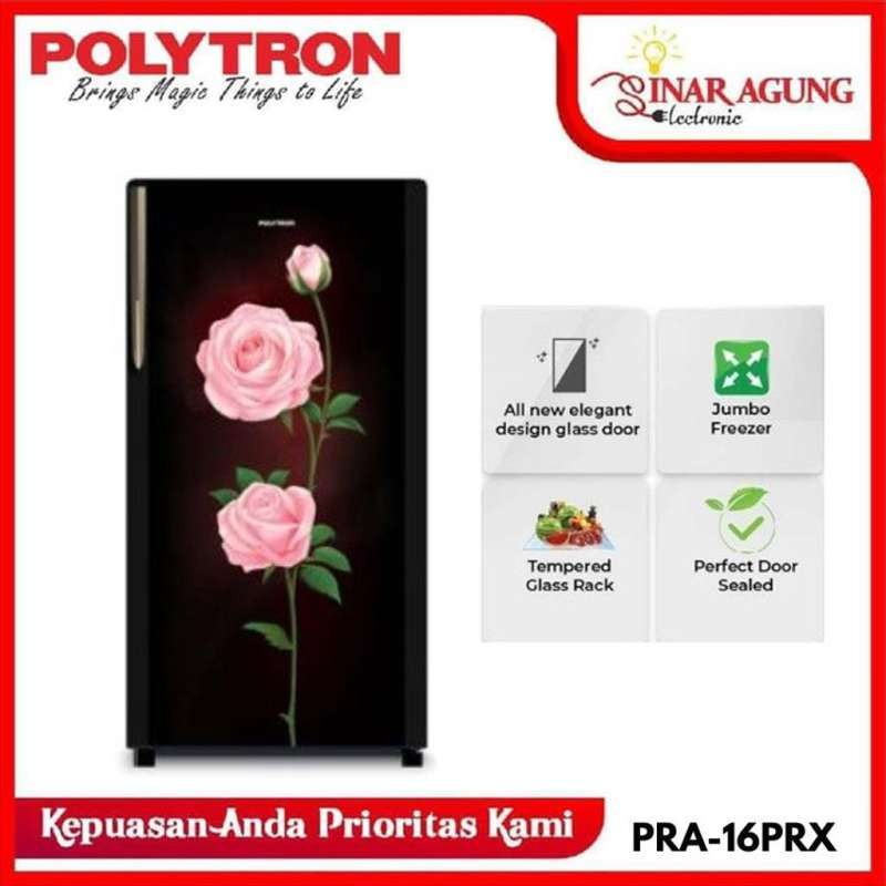 Jual Kulkas Polytron Pra16prx / Pra 16prx [ 1 Pintu / 160 Liter ] 100% ...