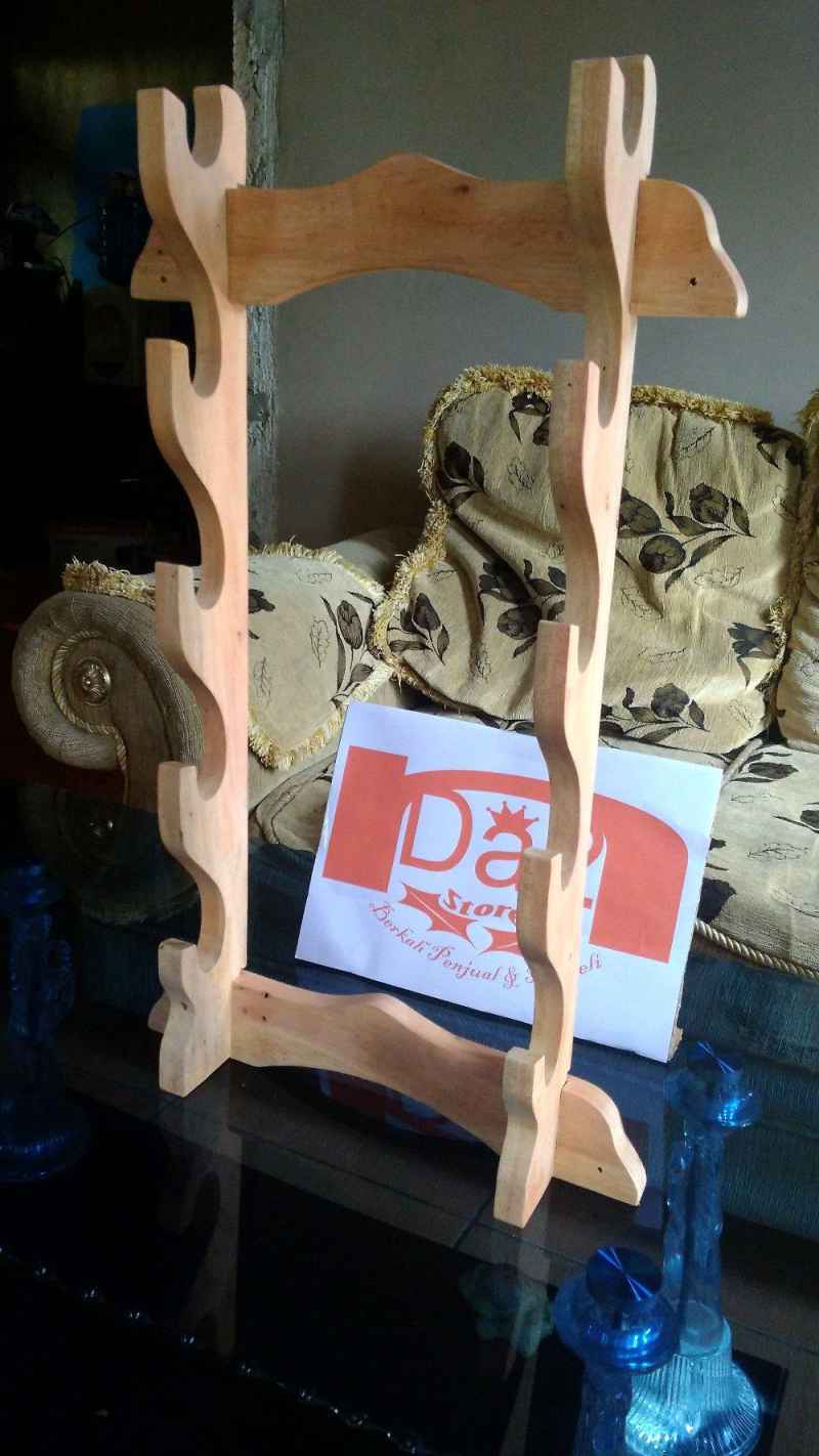 Promo Stand Pedang dudukan samurai katana tatakan 5 tingkat dinding ...
