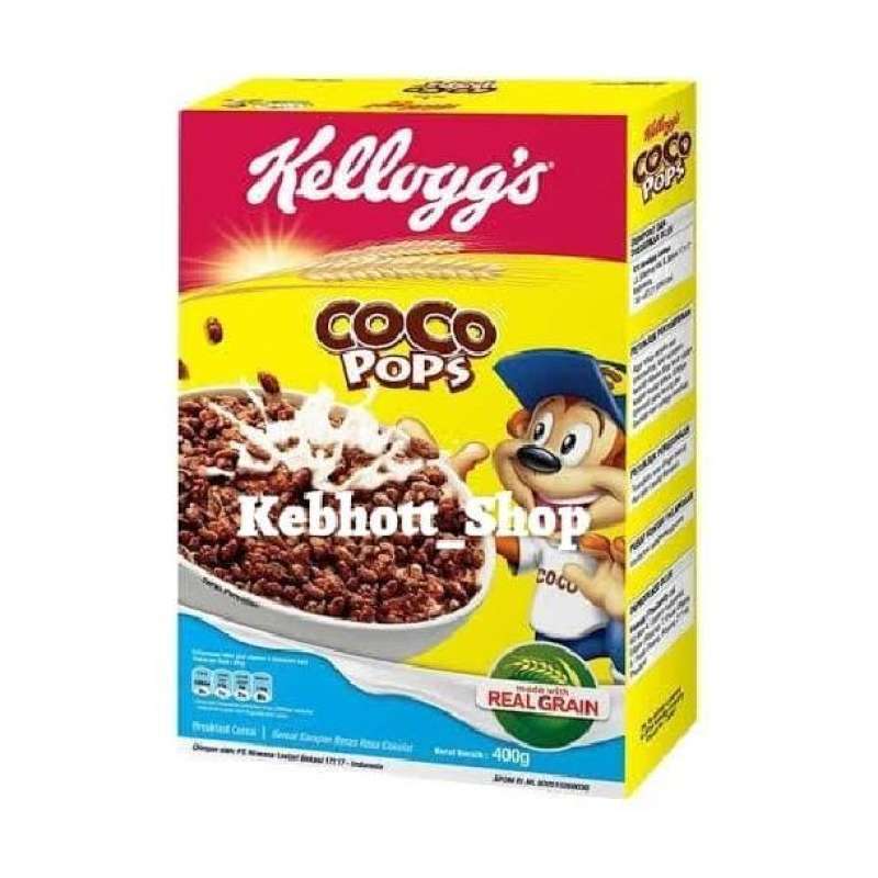 Jual Kellogg's Coco Pops Cereal Chocolate Flavor 400g | Sereal rasa ...