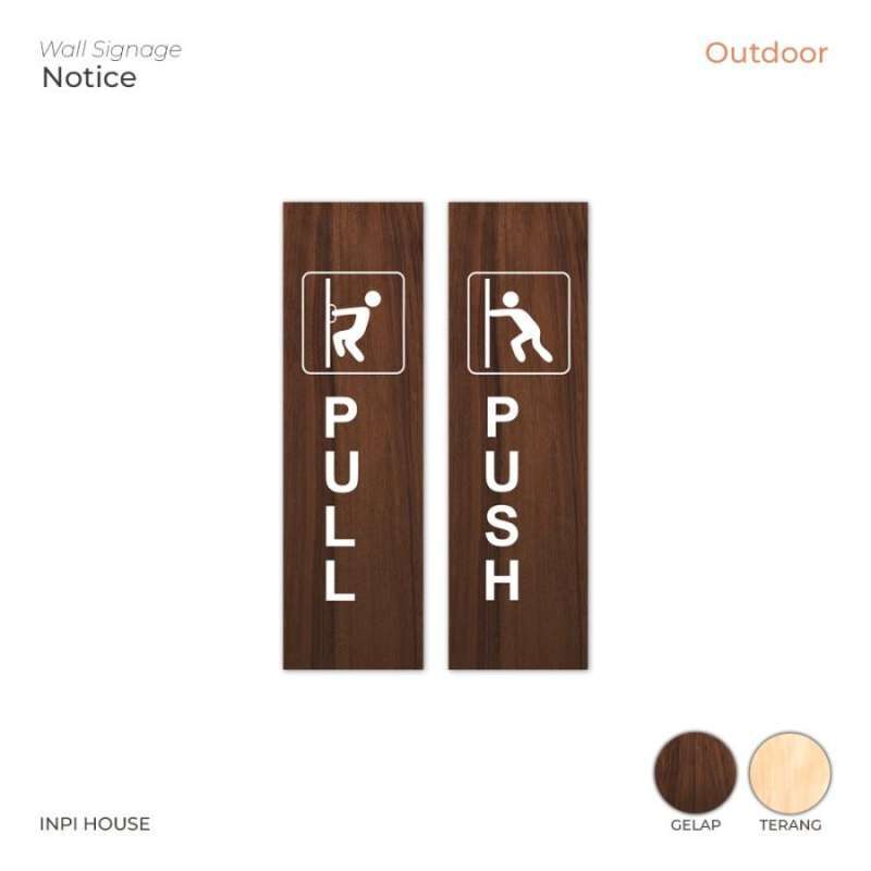 Jual Sticker Pintu Pull Push 🏷️ Original Terbaru, Terlengkap, & Harga ...