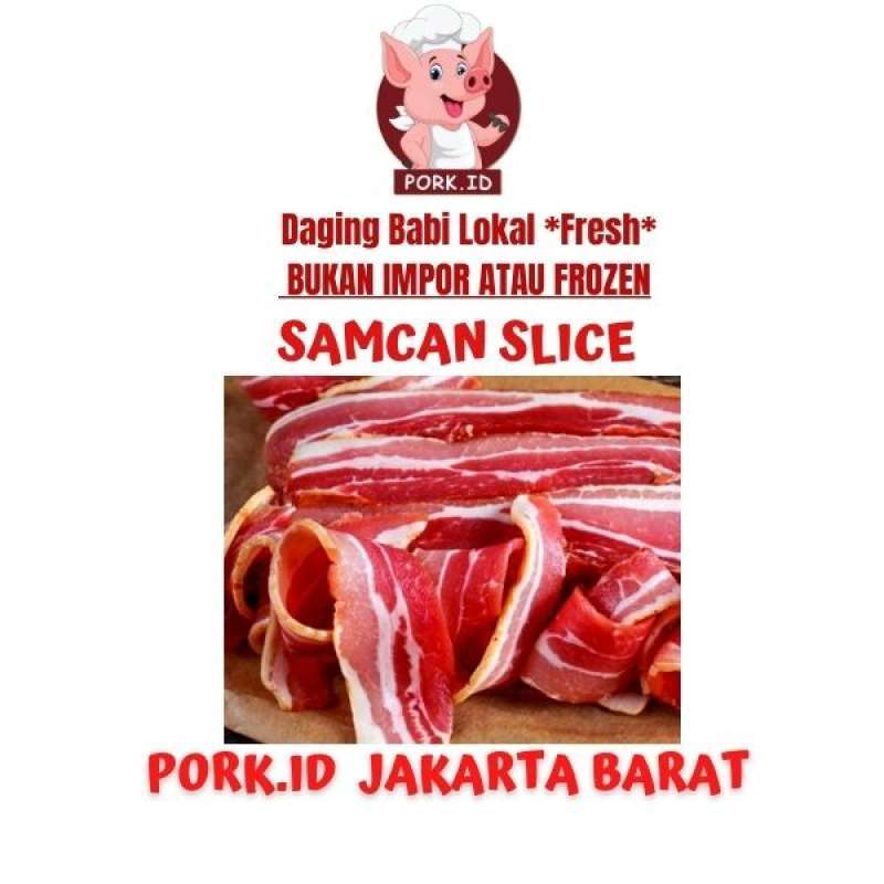 Jual DAGING BABI PORK BELLY SLICE SAMCAN IRIS 500 gr di Seller pork.id ...