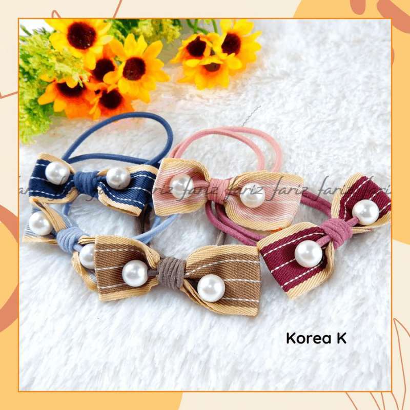 Jual Ikat Rambu Karet KOREA model K, Ikat Rambut Murah di Seller Kios ...