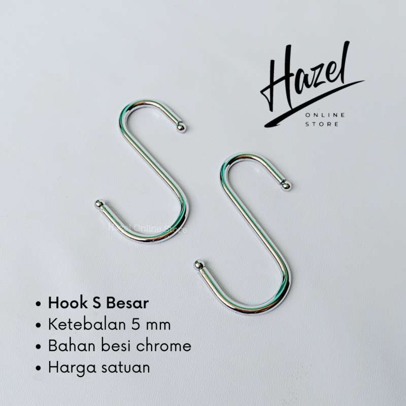 Promo Hazel OS Hook S Besar Gantungan Besi Serbaguna HS Diskon 22% di ...