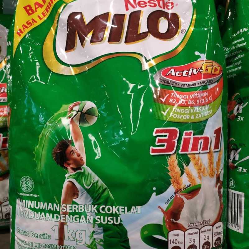 Jual Nestle Milo Activ Go 3in1(1Kg ) di Seller warung Sakha - Kota ...