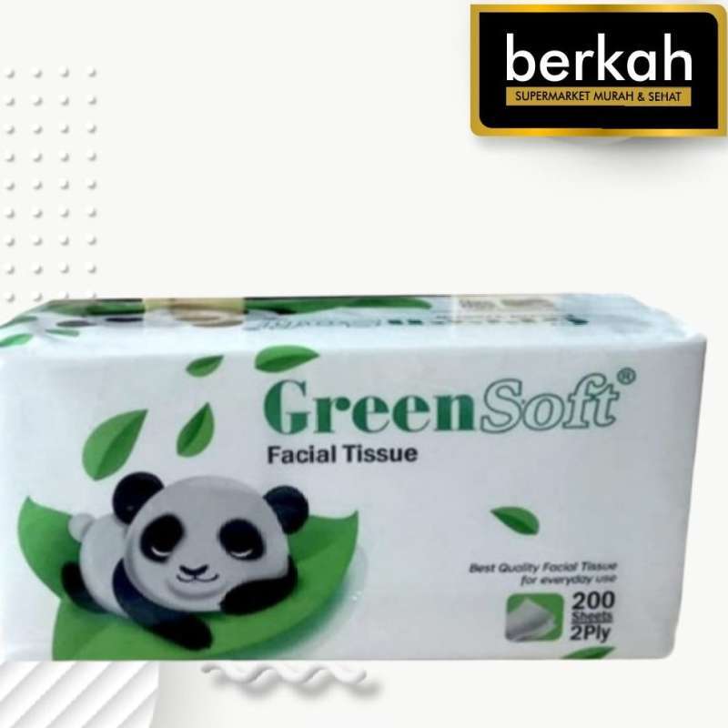 Jual GREEN SOFT FACIAL TISSUE 200 SHEETS di Seller Berkah Supermarket ...