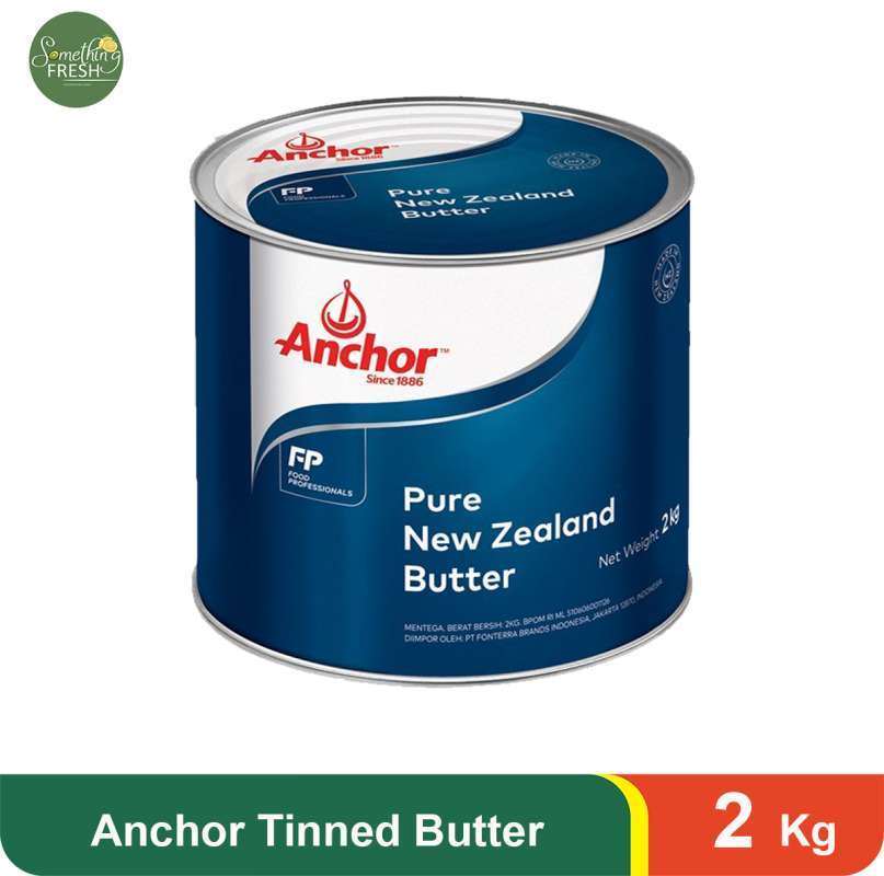 Jual Anchor Tinned Butter Salted 2 Kg Halal di Seller Something Fresh ...